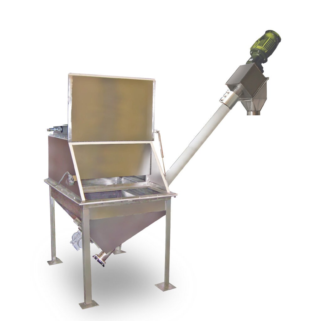 Paper Bag and Drum Dump Stationr | Vibra Screw Incorporated